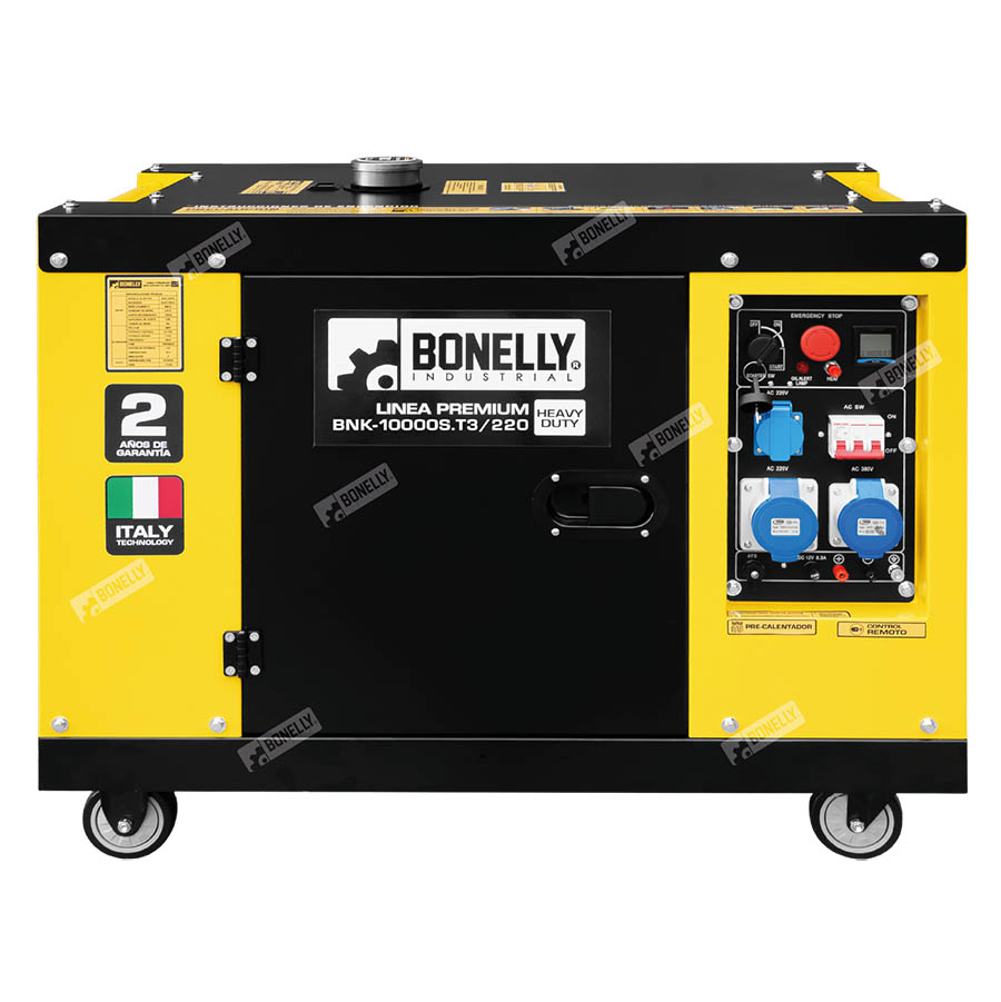 Generador Eléctrico Diesel BNK-10000S.T3/220 – Bonelly Industrial